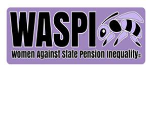 Lighting up the library in support of Women Against State Pensions ...